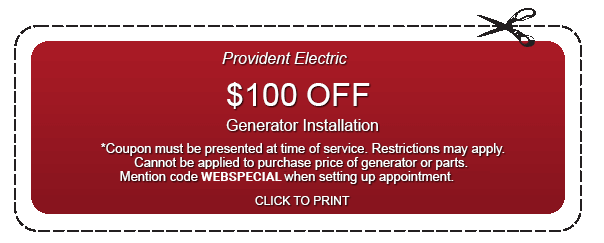 Electrical Specials | Frederick, MD | Provident Electric
